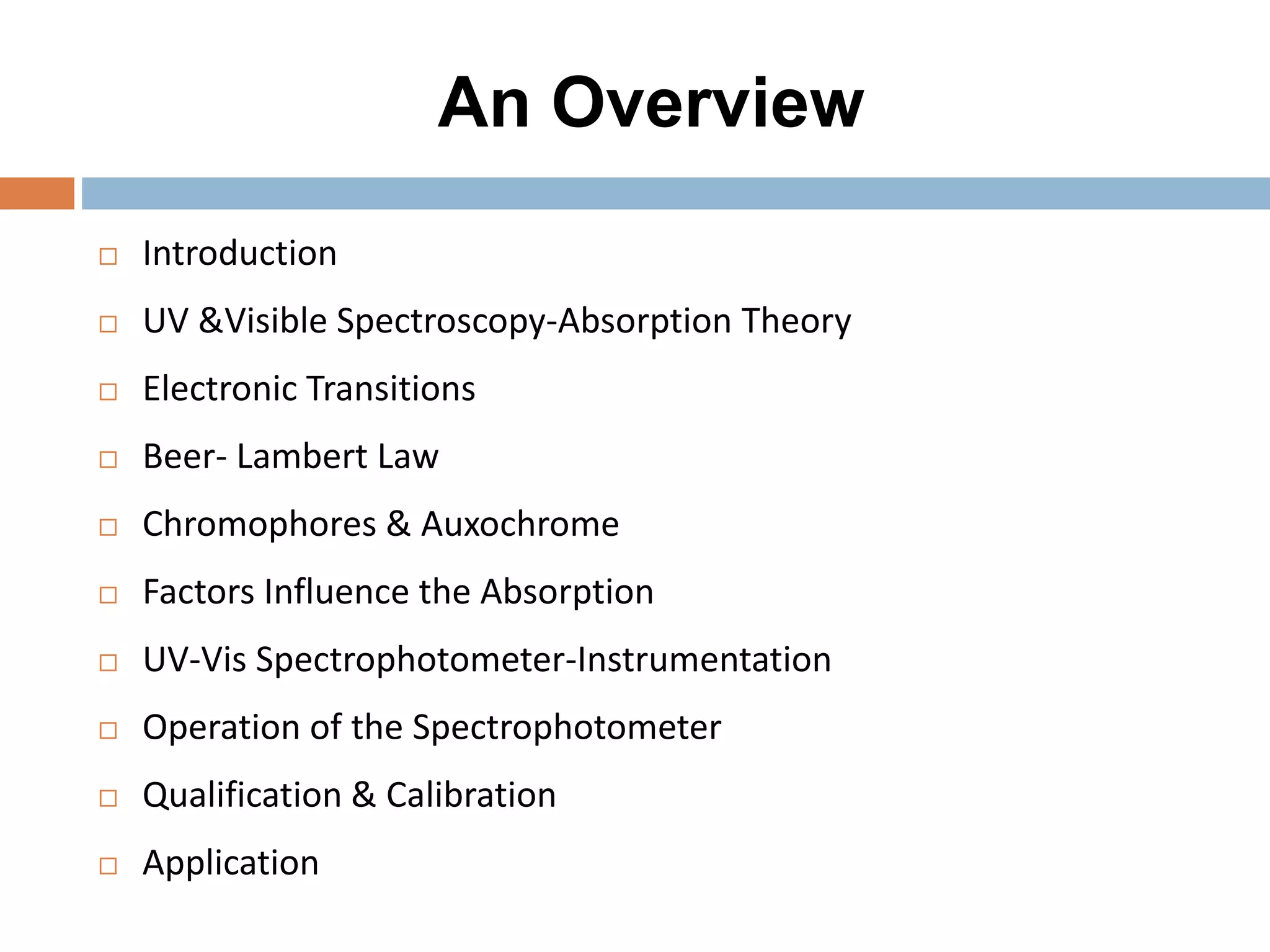 UV -Vis Spectrophotometry- Principle, Theory, Instrumentation and ...