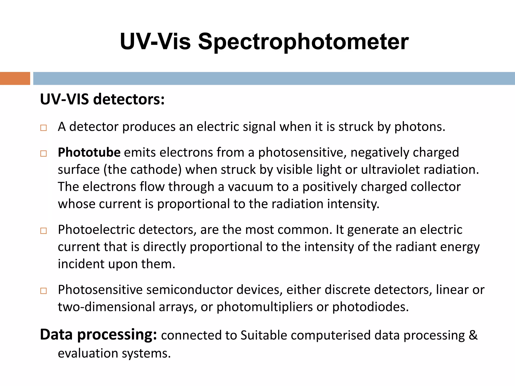 UV -Vis Spectrophotometry- Principle, Theory, Instrumentation and ...