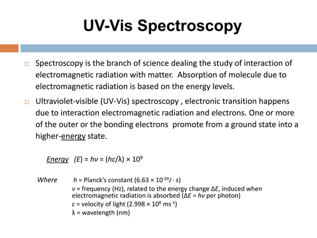 UV -Vis Spectrophotometry- Principle, Theory, Instrumentation and ...