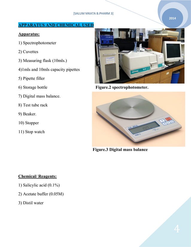 Uv vis spectroscopy practical. | PDF