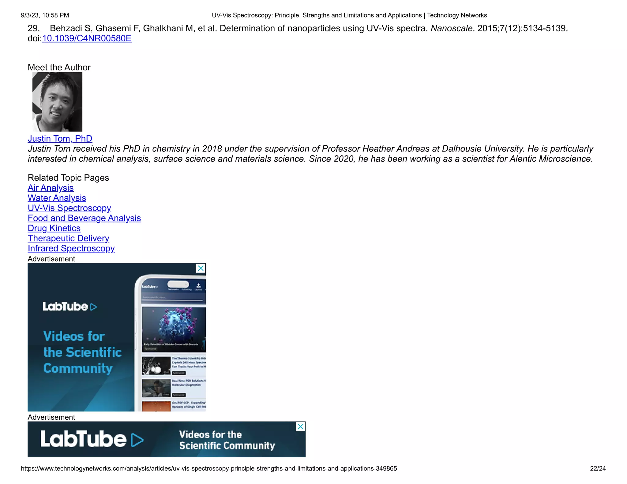 UV-Vis Spectroscopy_ Principle, Strengths and Limitations and ...