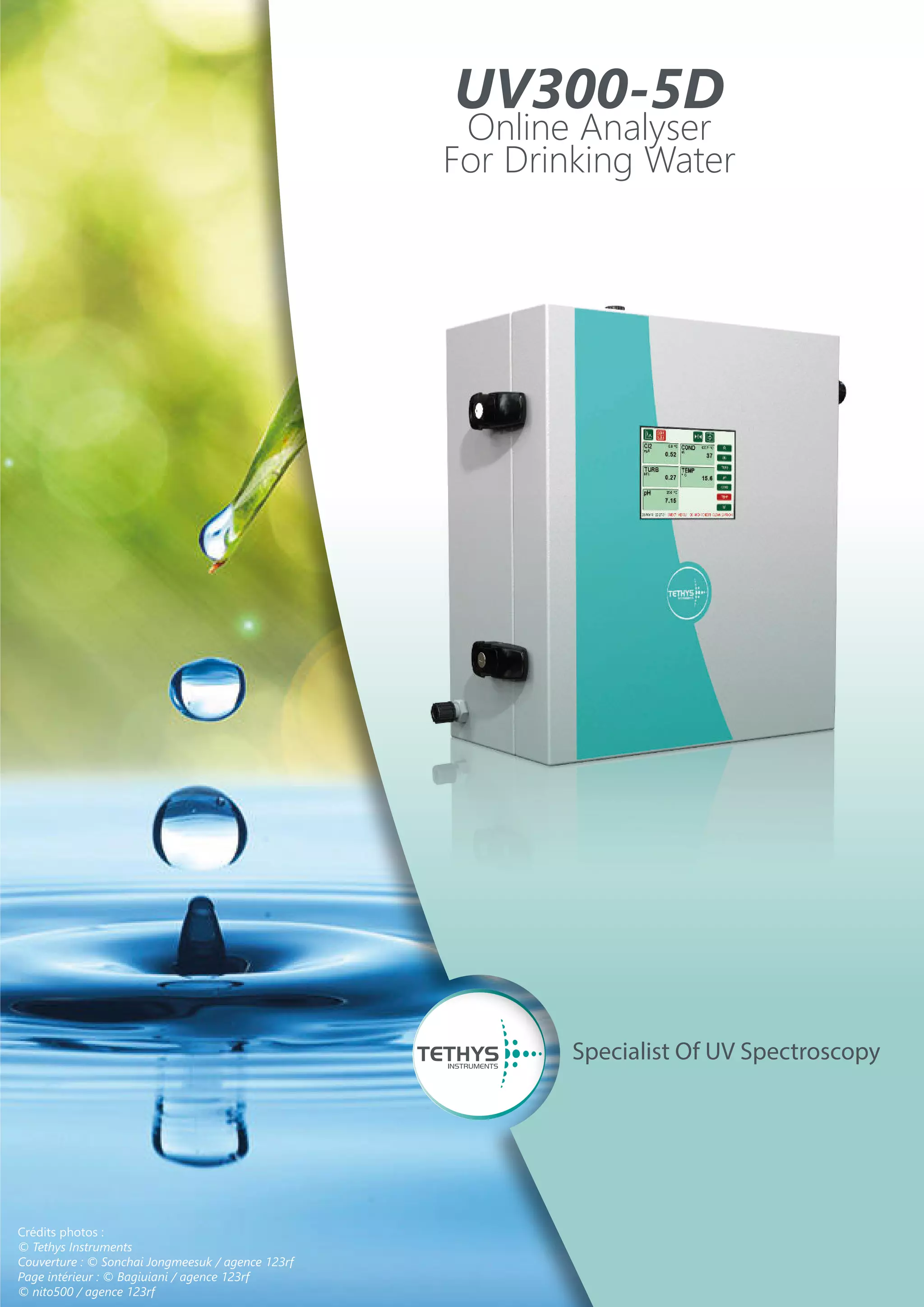 UV300-5D online analyser for drinking water-tethys datasheet | PDF