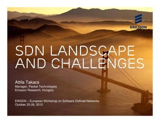 SDN Landscape and Challenges | PDF