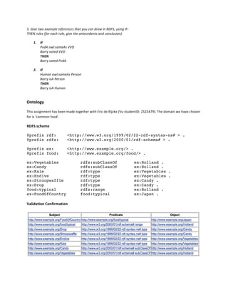 Semantic web assignment1 | PDF