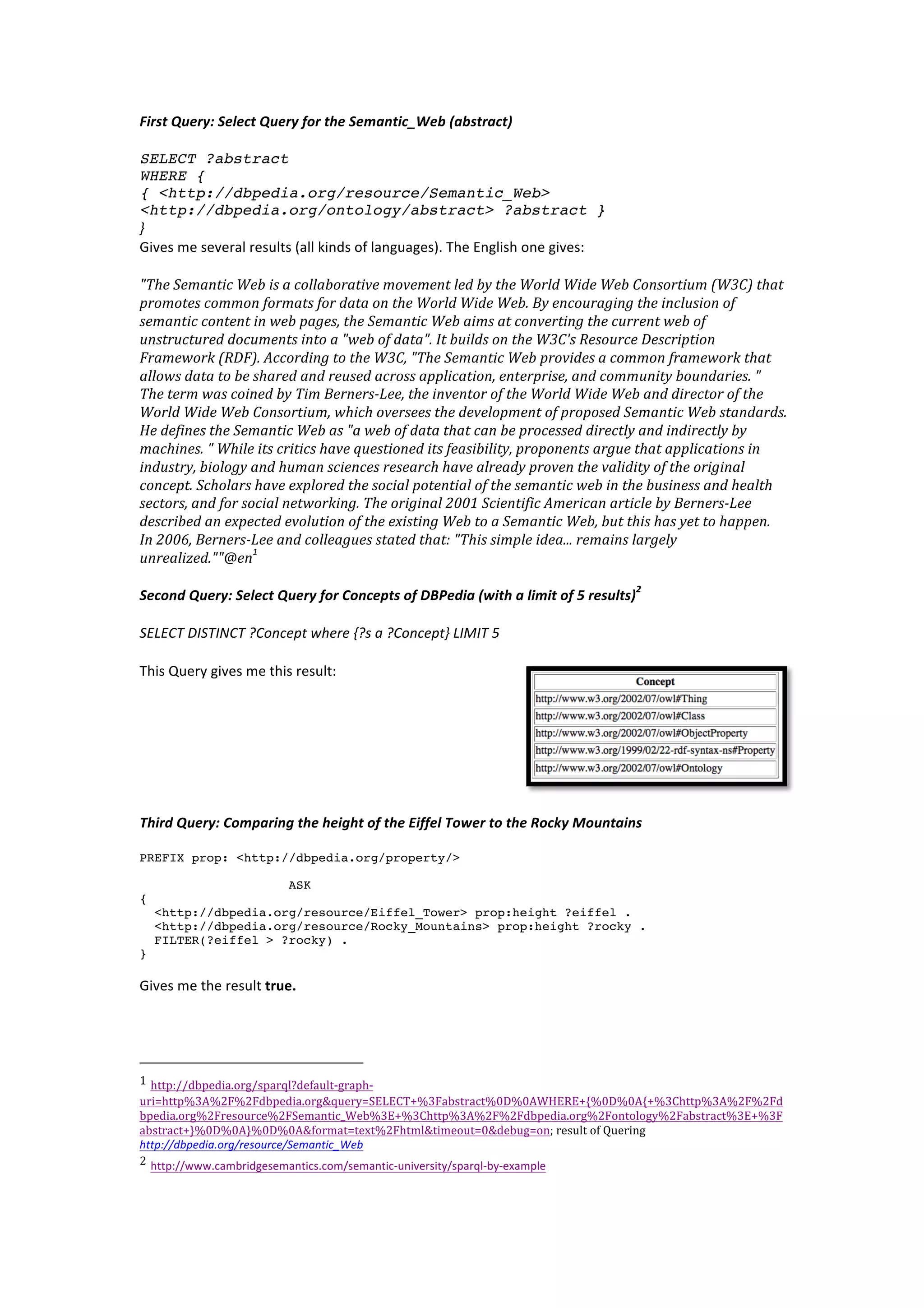 Semantic web assignment 2 | PDF