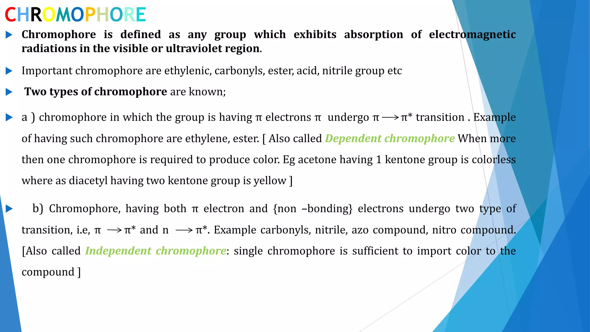 Uv absorption spectroscopy | PPTX
