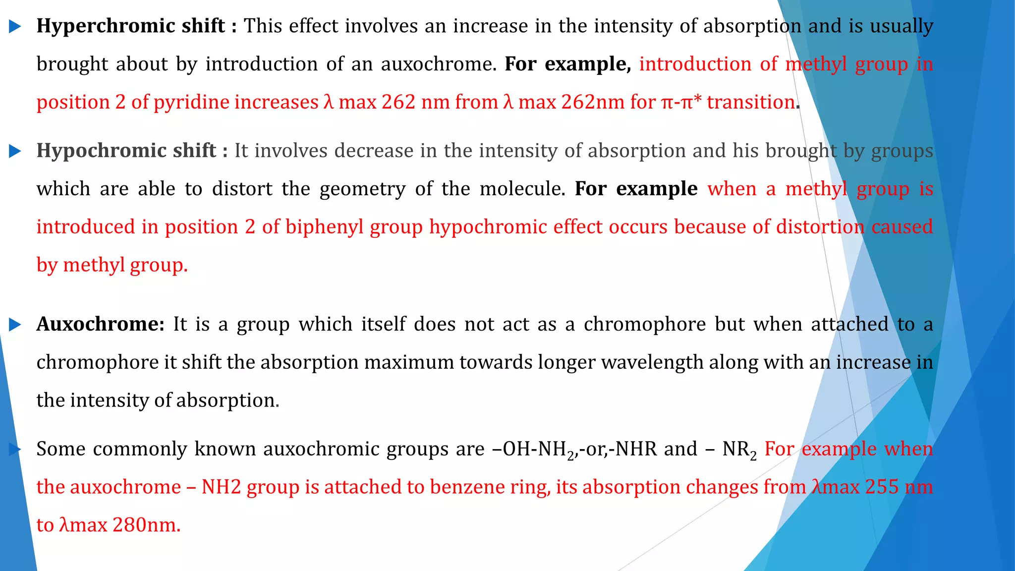 Uv absorption spectroscopy | PPTX