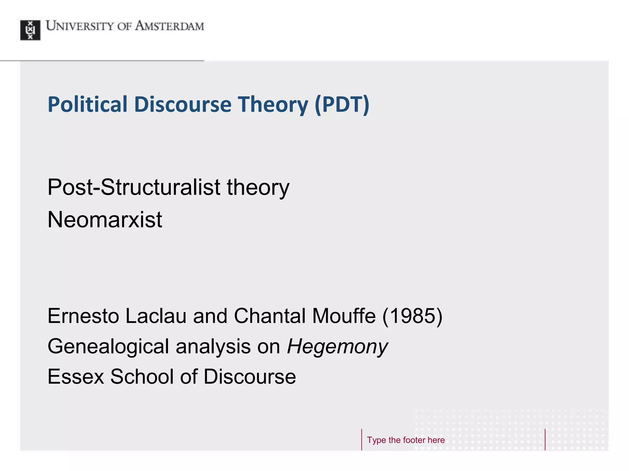 Forms of discourse analysis | PPT