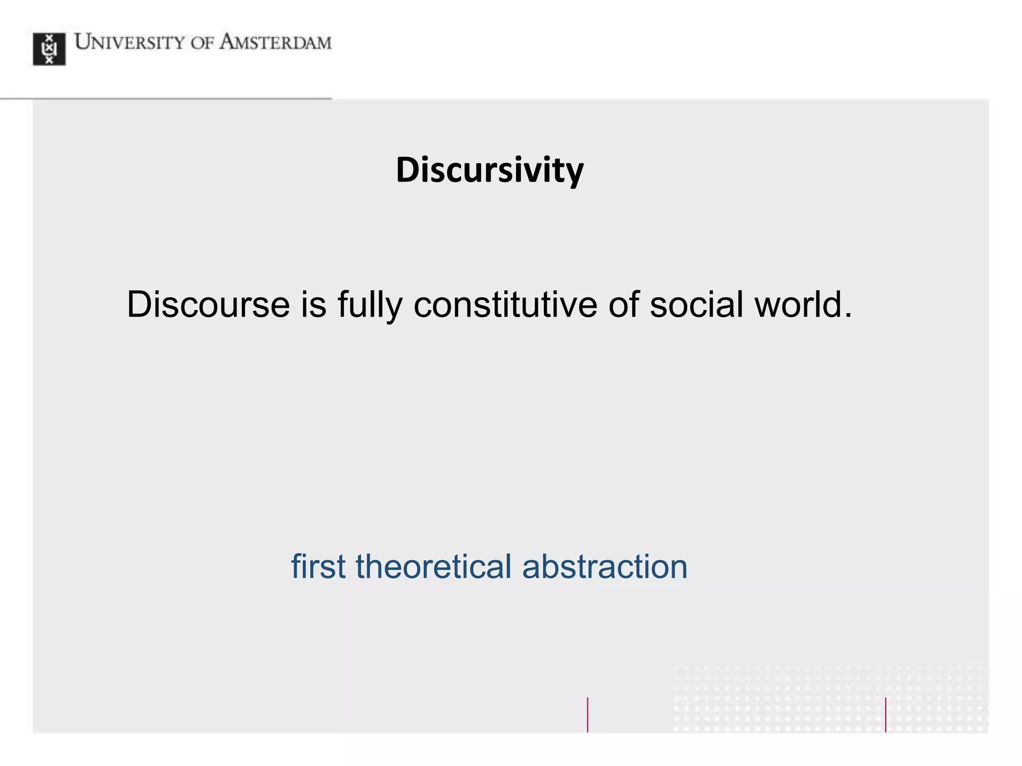 Forms of discourse analysis | PPT