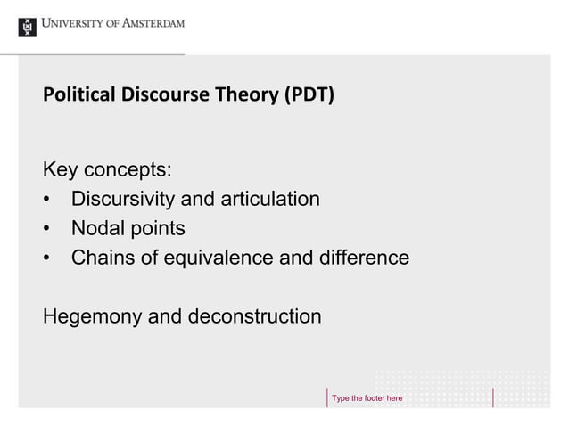 Forms of discourse analysis | PPT