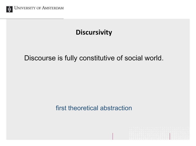 Forms of discourse analysis | PPT