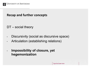 Forms of discourse analysis | PPT