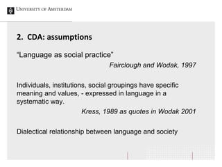 Forms of discourse analysis | PPTX