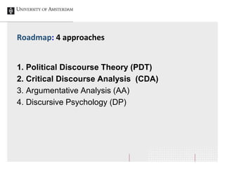 Forms of discourse analysis | PPTX