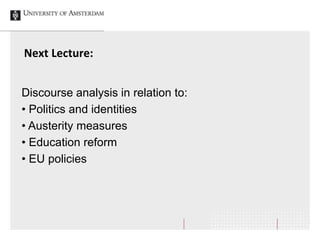 Forms of discourse analysis | PPTX
