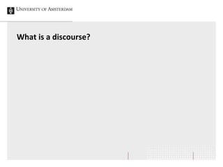 Forms of discourse analysis | PPT
