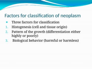 Neoplasia, oncology, tumor, 78449464694646 | PPTX