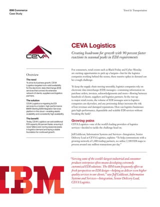 CEVA Logistics: Creating headroom for growth with 90 percent faster ...