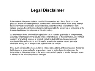 SeoulViosys UVC Portfolio and General Deodorization | PPT