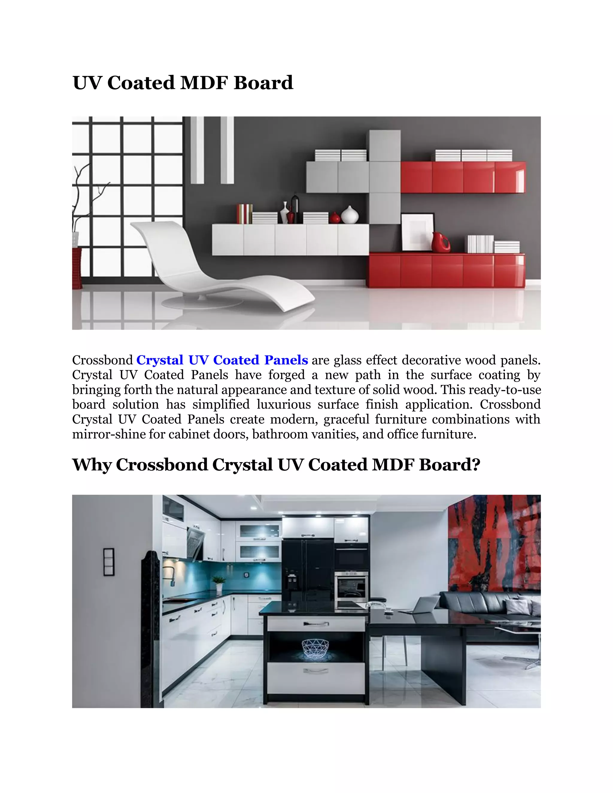 UV Coated MDF Board | PDF