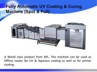 Uv coating & curing system | PDF