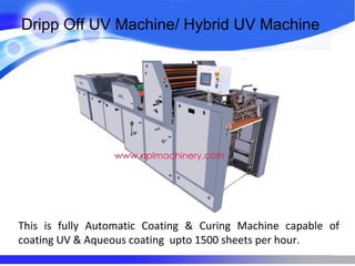 UV Coating & Curing System | PPT