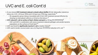 UVC & Food Processing | PDF