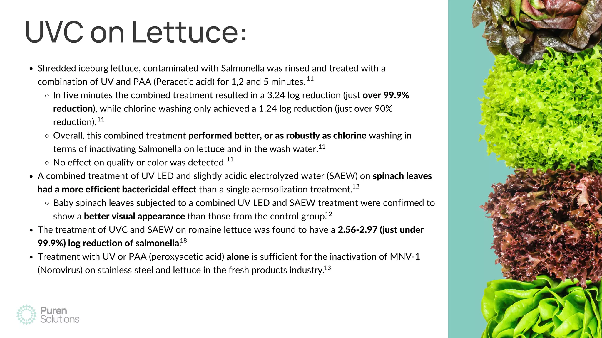 UVC & Lettuce Processing | PPT