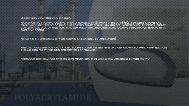 UV Curing ANIONIC & CATIONIC | PPT