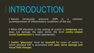 Uveitic glaucoma | PPTX