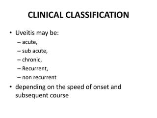 Uveitis | PPTX