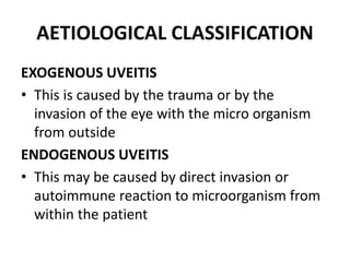 Uveitis | PPTX