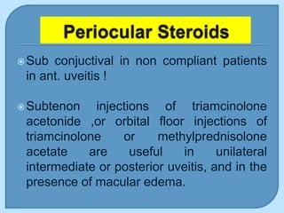 Recent Advances in Treatment of Uveitis | PPTX