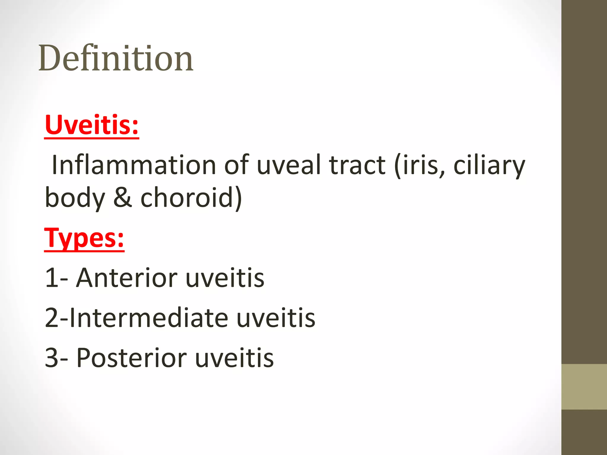 Uveitis | PPTX