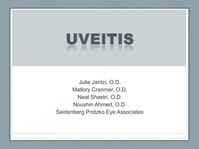UVEITIS | PPT