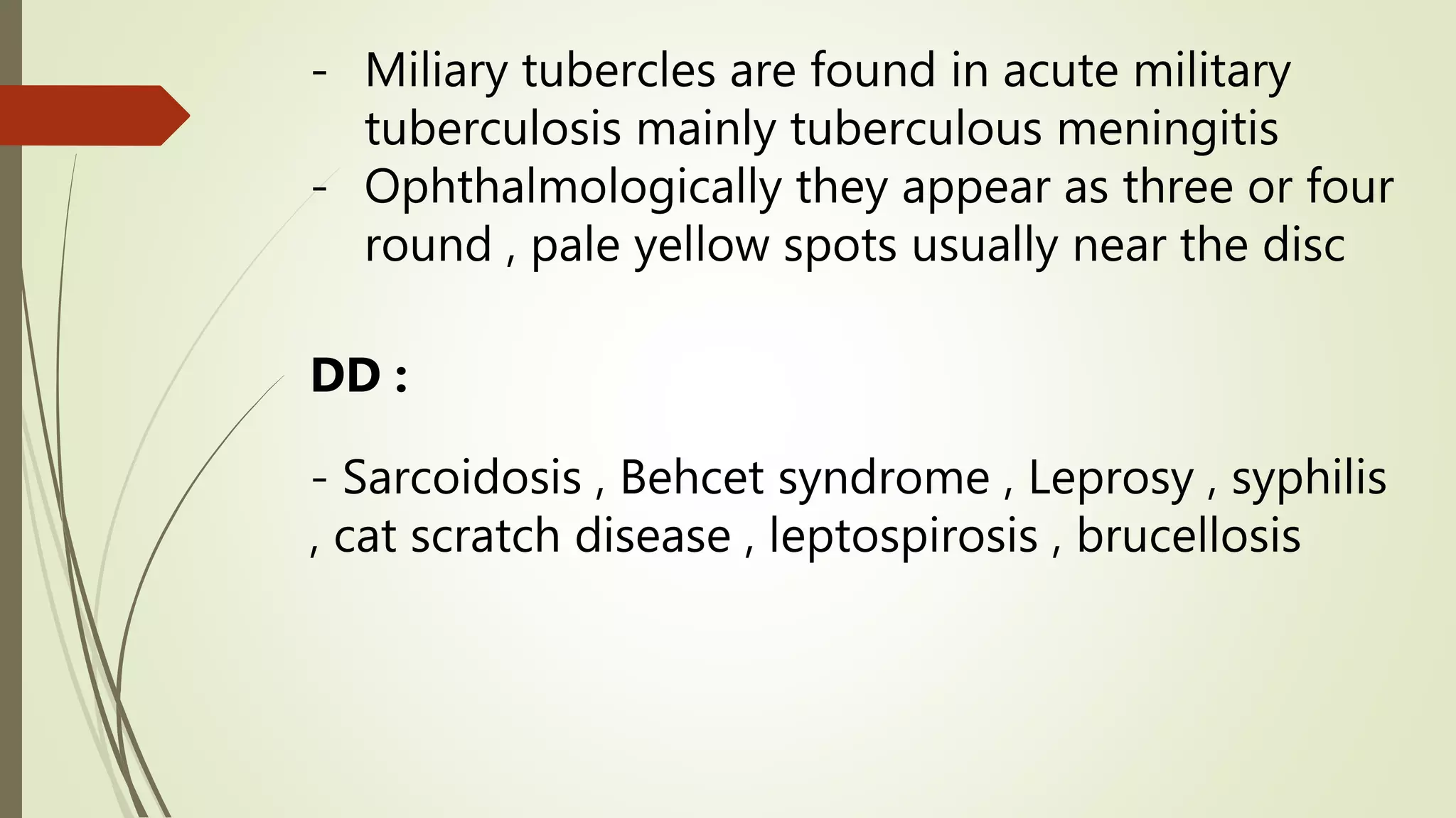 Tubercular Intermediate Uveitis | PPT