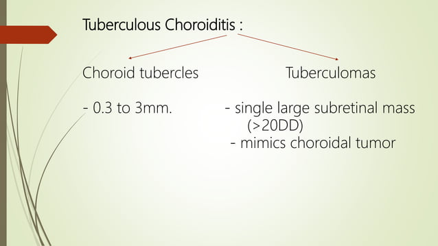 Tubercular Intermediate Uveitis | PPT