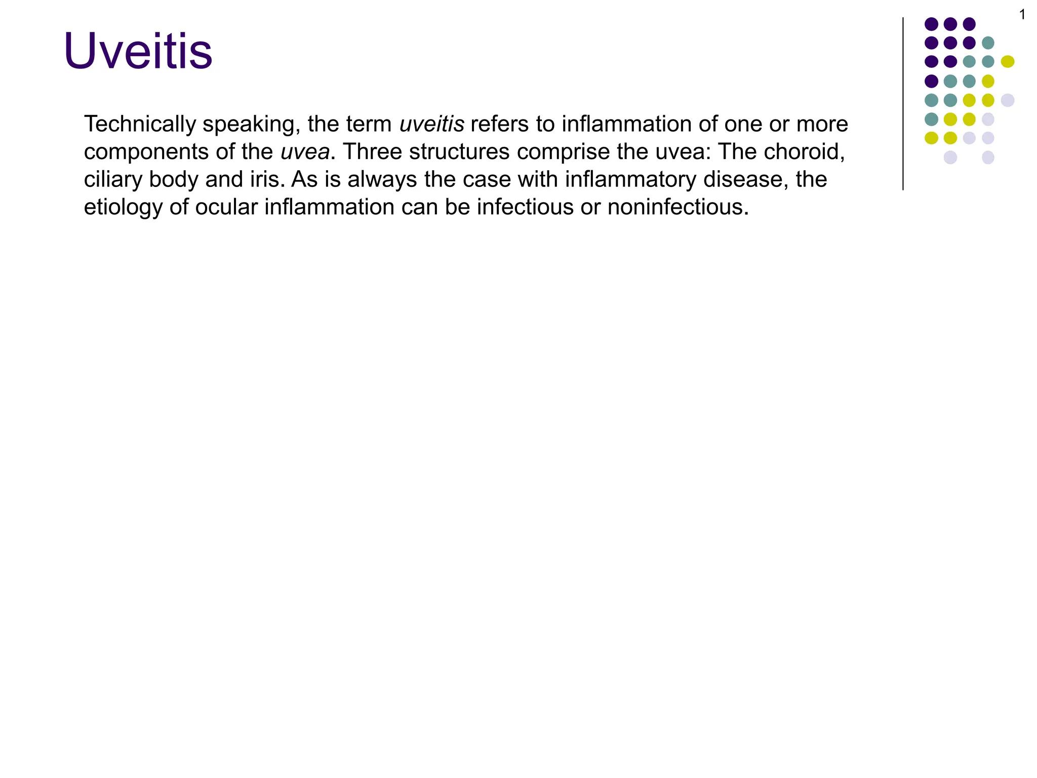 Uveitis in the eye anterior uvitis and posterior uveitis | PDF