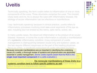 Uveitis in the eye anterior uvitis and posterior uveitis | PDF