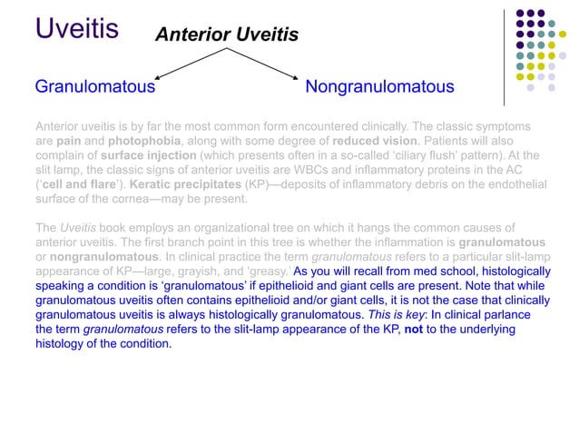 Uveitis in the eye anterior uvitis and posterior uveitis | PDF | Eye ...