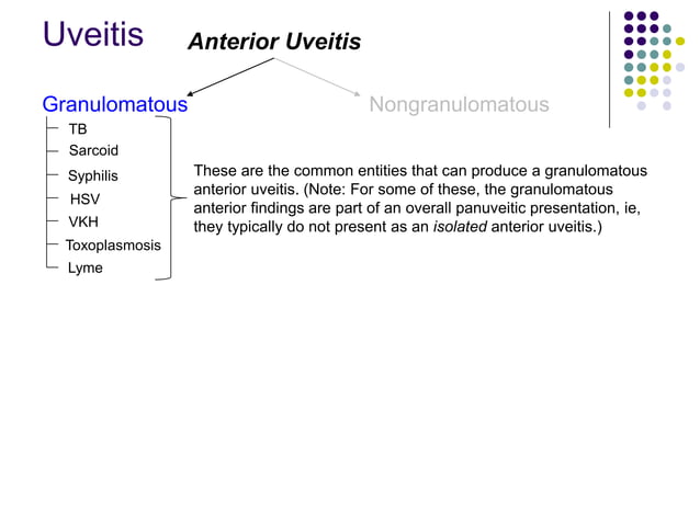 Uveitis in the eye anterior uvitis and posterior uveitis | PDF | Eye ...