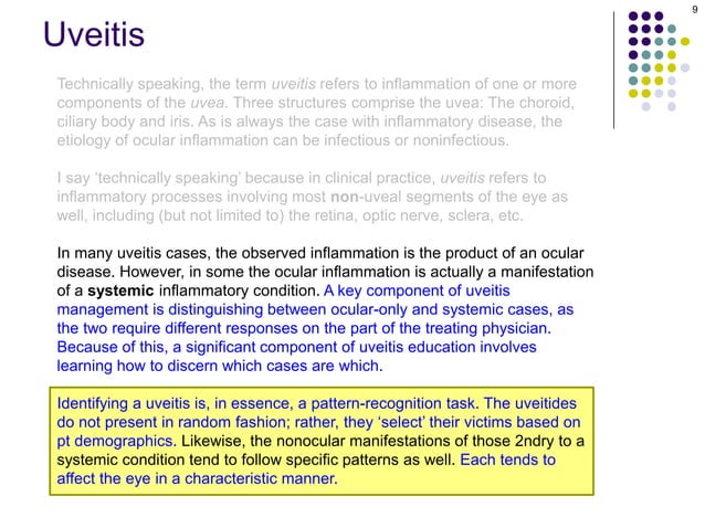 Uveitis in the eye anterior uvitis and posterior uveitis | PDF | Eye and Vision Conditions ...
