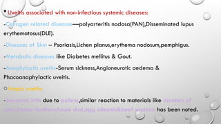 uveitis of the anterior segment and posterior segment | PPTX