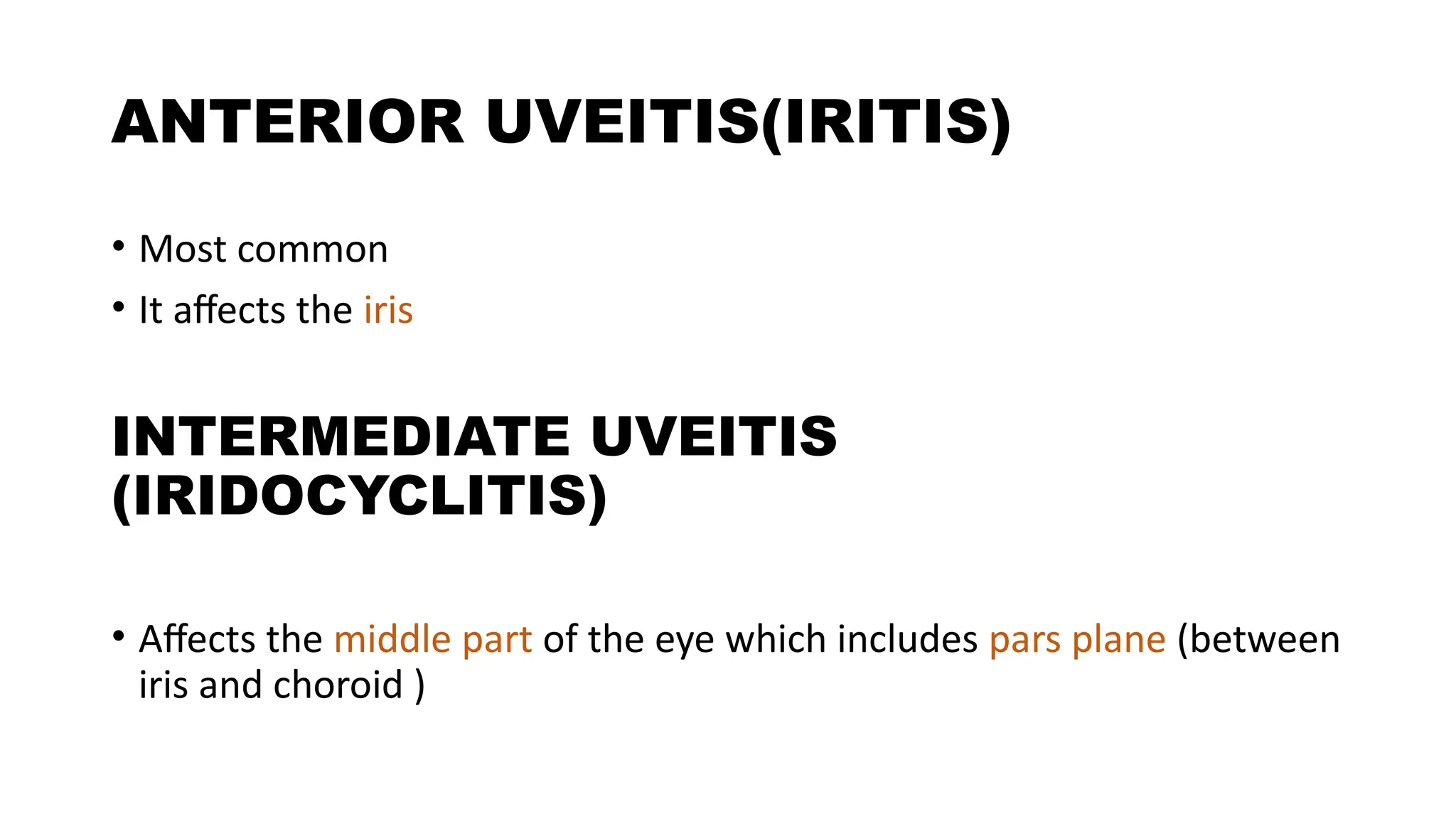 UVEITIS exam reference notes important.pptx