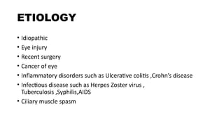 UVEITIS exam reference notes important.pptx