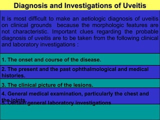 Uveitis 2lectures by dr. khaled | PPT