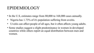 Aetiology and classification of uveitis. | PPTX