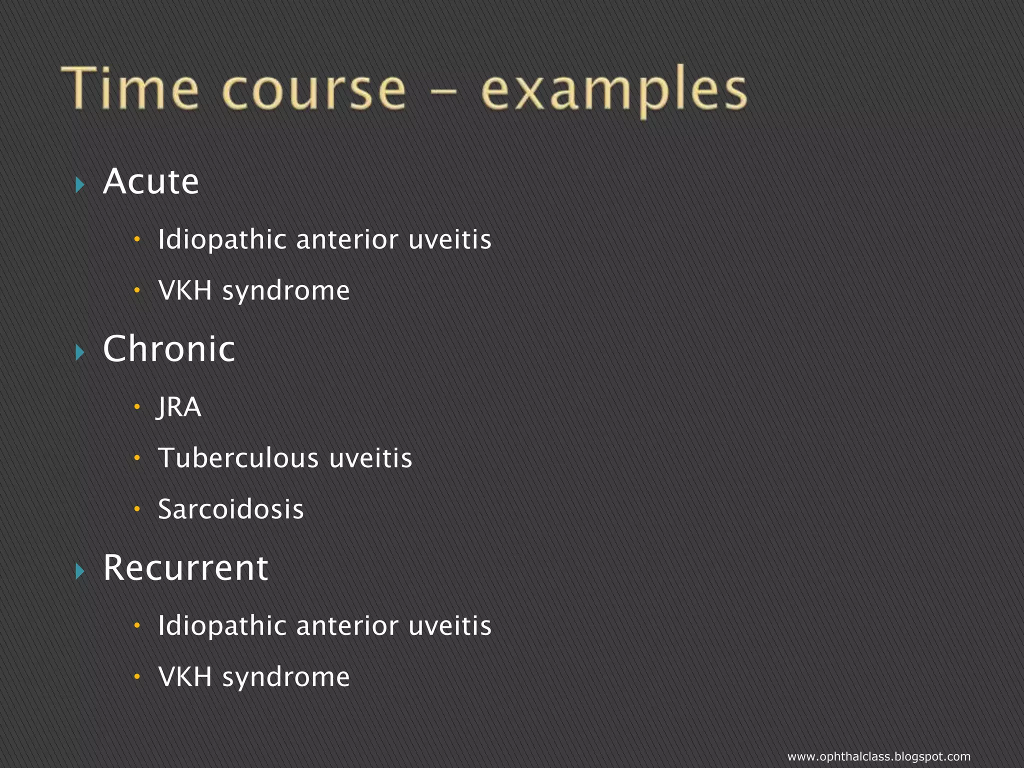 Common Causes Of Uveitis Part1 Pptx