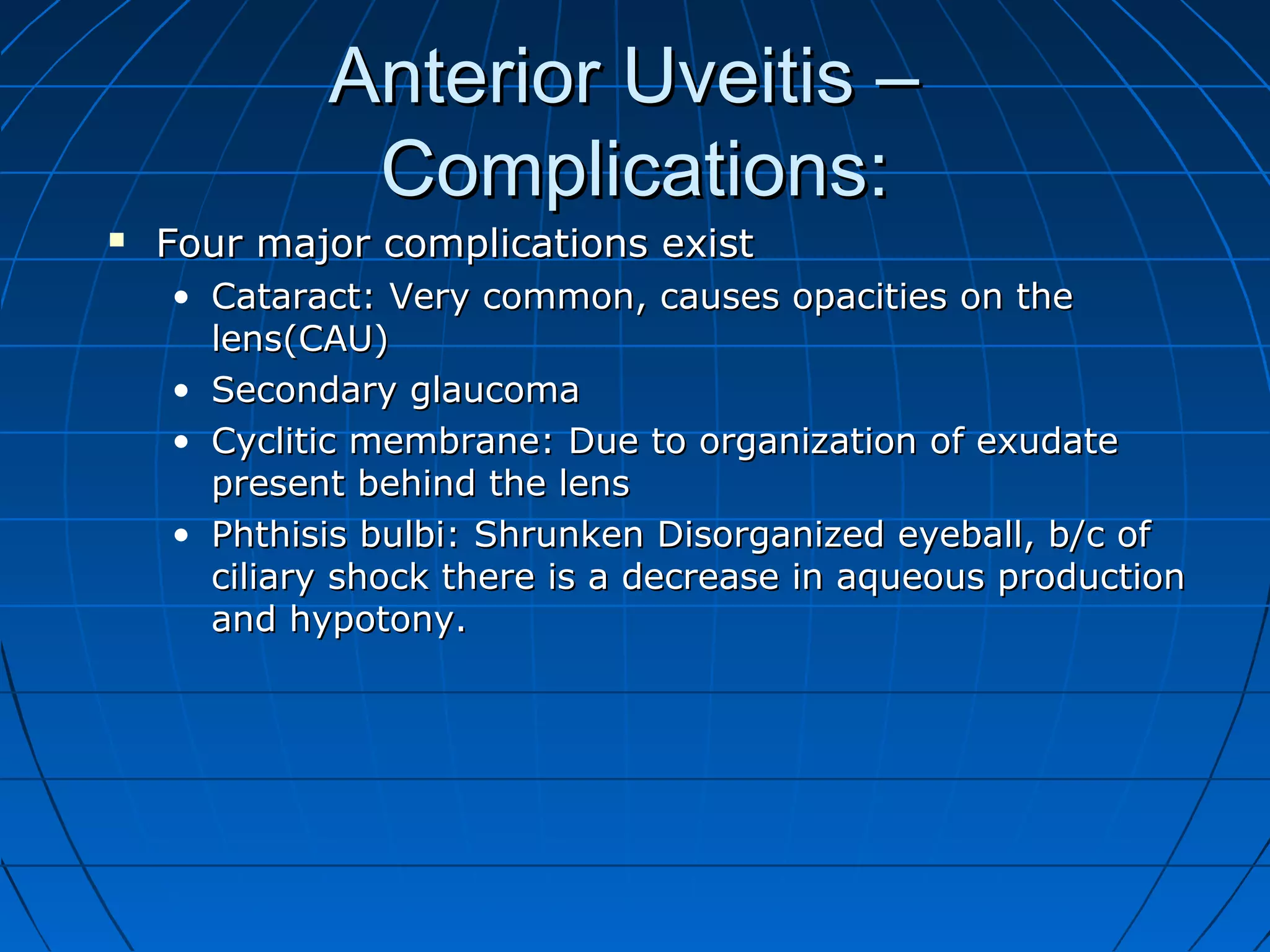 Uveitis Eye presentation- Darayus | PPT