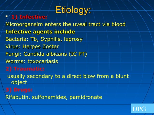 Uveitis Eye presentation- Darayus | PPT